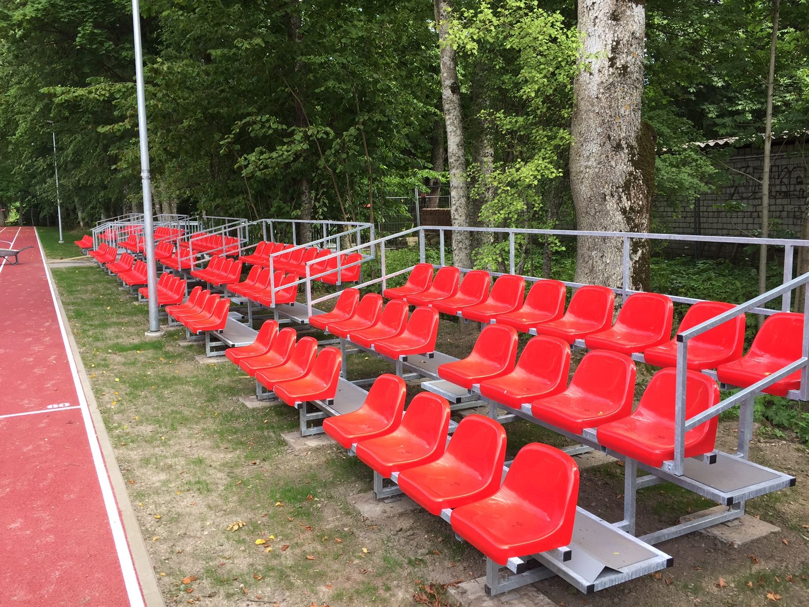 Outdoor spectator stands - Sporta Halle
